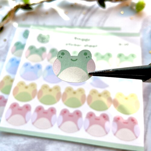 Froggy Sticker Sheet - Etsy