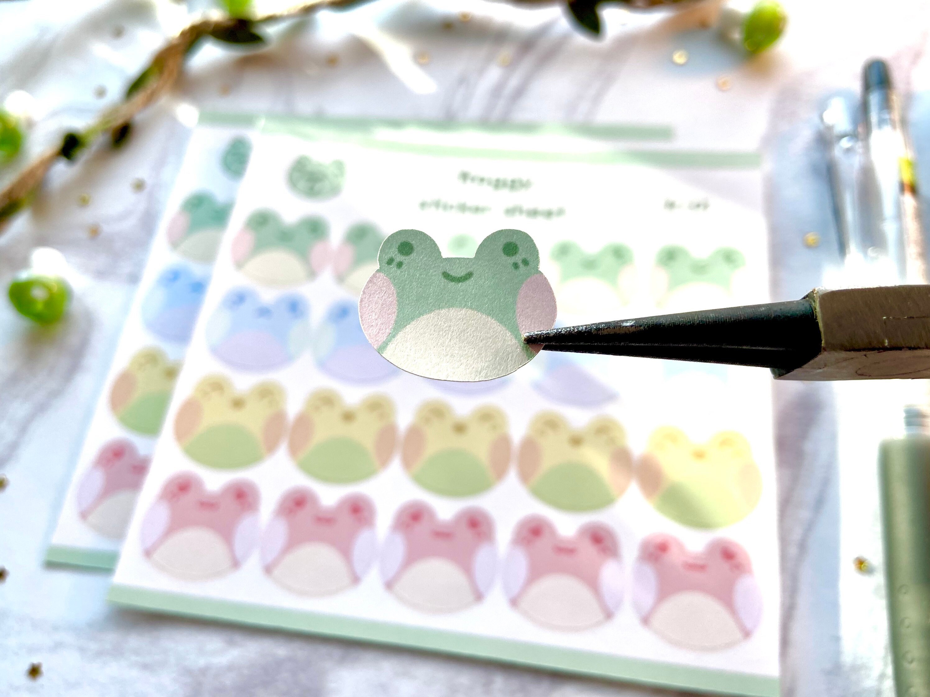 Froggy Sticker Sheet - Etsy
