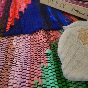 Cotton Mats, Handmade Rugs, Chindi Rug, Zig Zag Mat, Colourful Mat ...