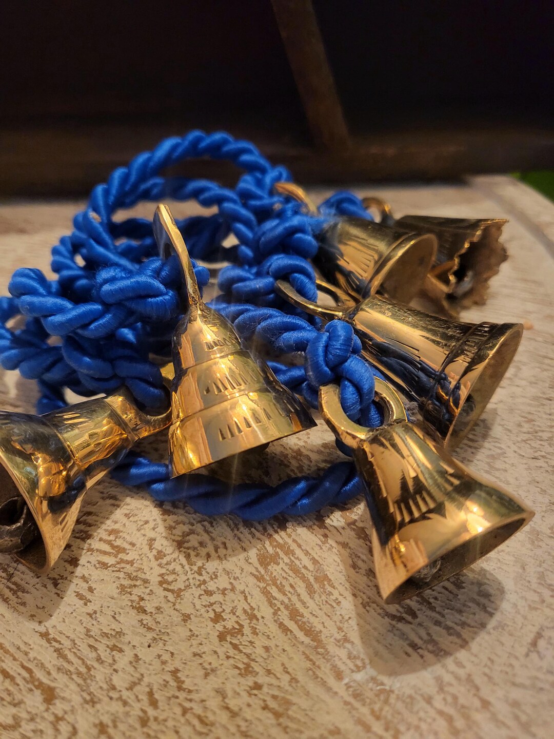 Hanging Brass Bells, Bohemian Decor, Indian Brass Bells, Wind Chimes ...