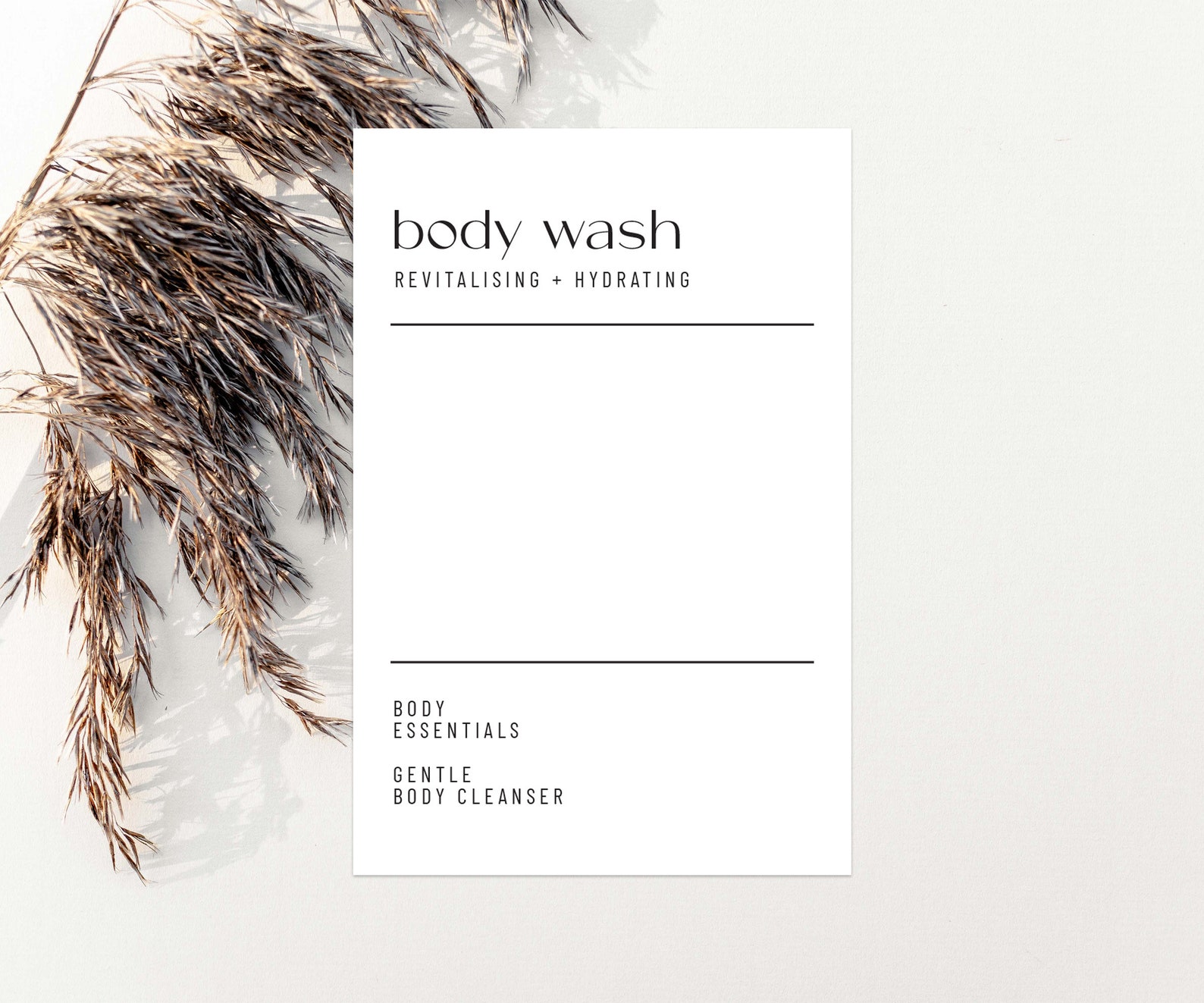 Shampoo, Conditioner and Body Wash Labels | Shower Label | Bathroom ...