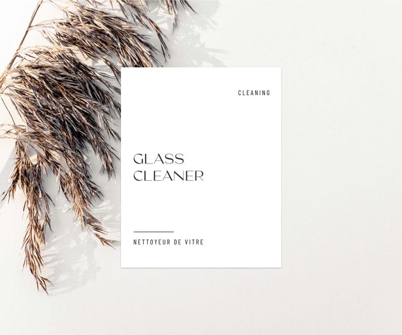 All Purpose Cleaner | Glass Cleaner | Disinfectant Labels | Kitchen ...