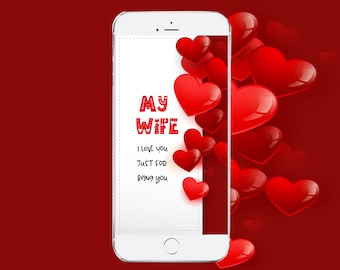 Phone Valentine Card | Etsy