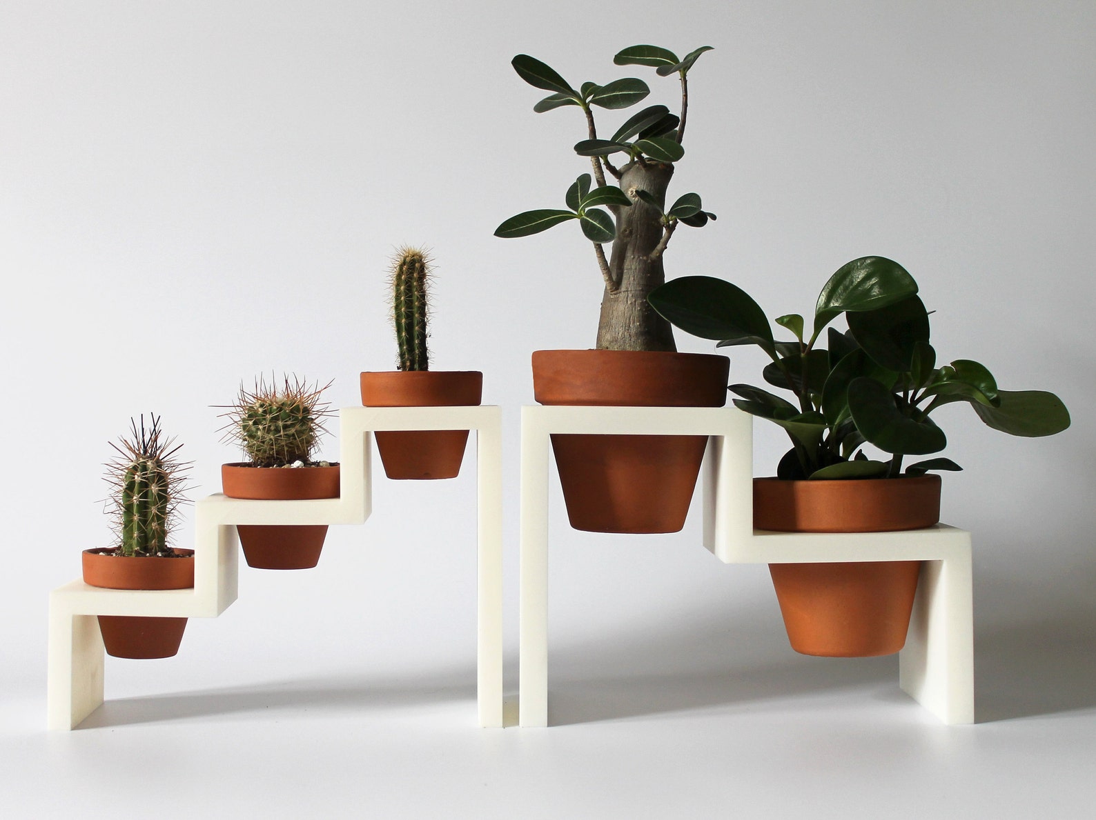 2 Step Planter for 4in Pots / 4 Inch Pot / 4'' Clay Pot / Planter ...