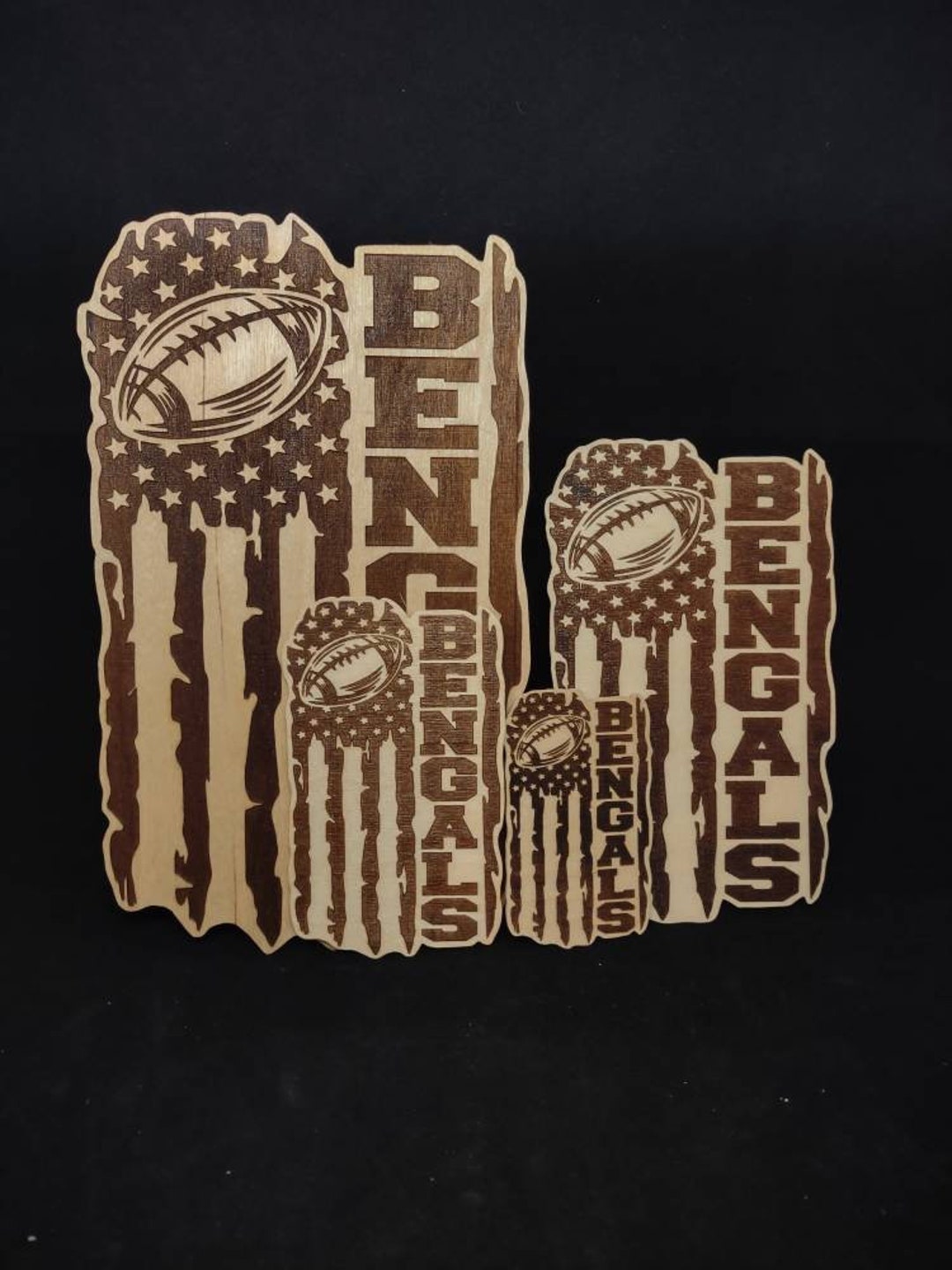 Bengals Flag Laser Engraved 4 Sizes - Etsy
