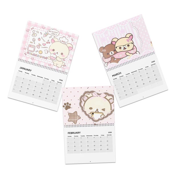 Cute calendar 2026 kawaii - Etsy México