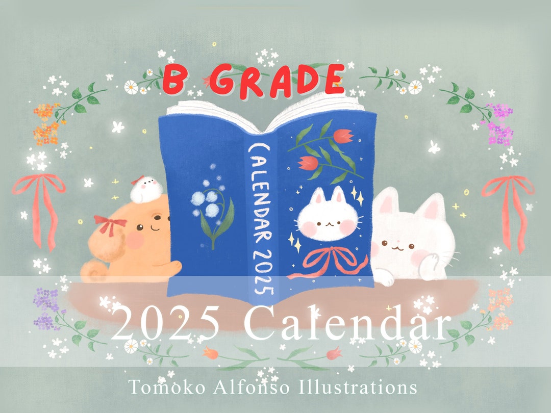 2025 Wall Calendar !B GRADE! - Etsy