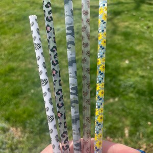 Reusable 9 Inch Straws, Tumbler Straws, Sunflower Straws,heart Straws ...