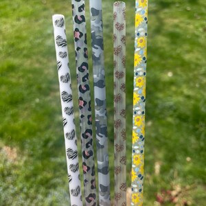 Reusable 9 Inch Straws, Tumbler Straws, Sunflower Straws,heart Straws ...