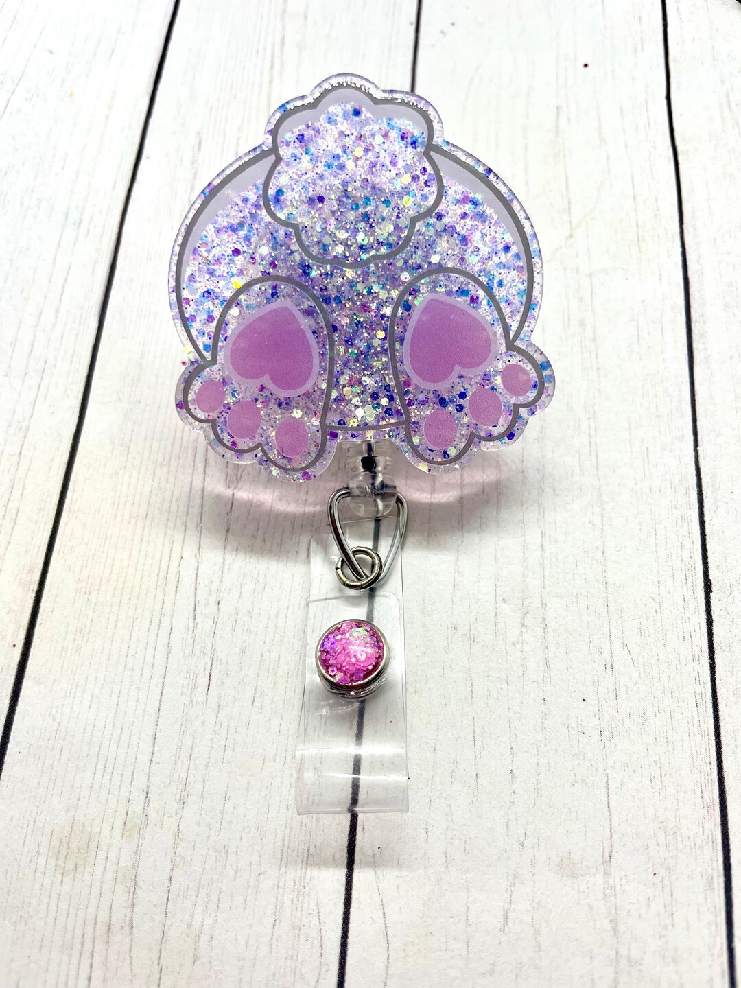 Easter Bunny Badge Reel,bunny Butt Badge Reel, Nurse Badge Reel, ID ...