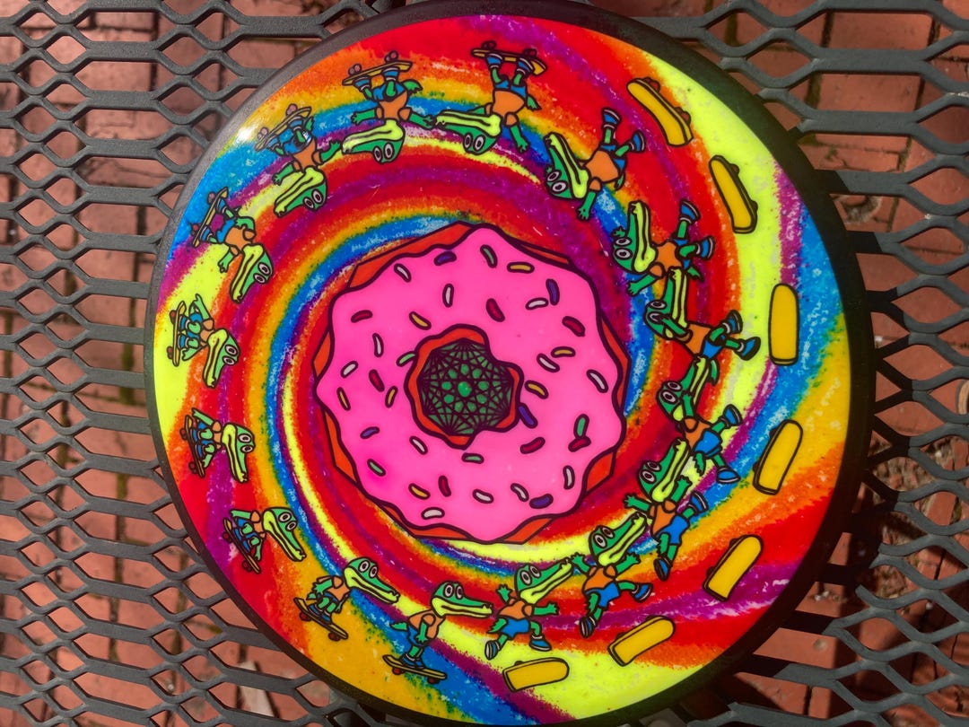 King Gizzard Skater Gator Phenakistascope Dye MVP Detour - Etsy