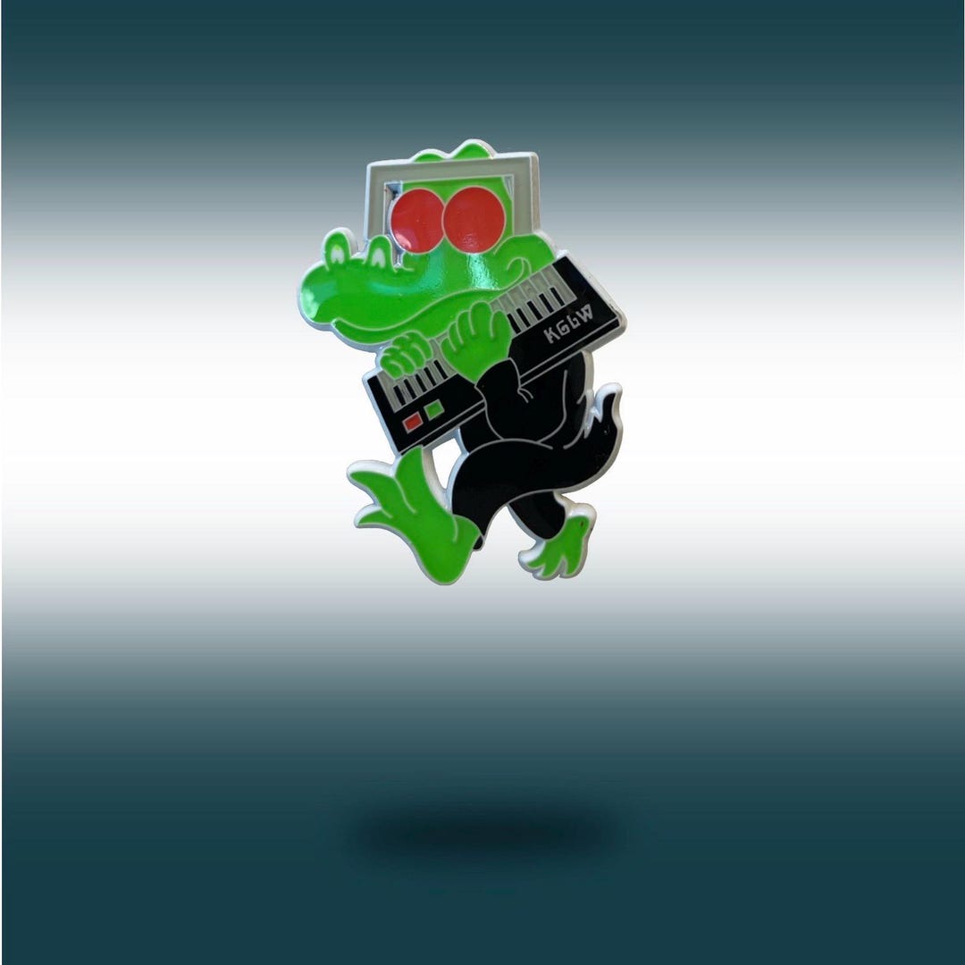 Silver Chord Gator Pin King Gizzard Lizard Wizard - Etsy