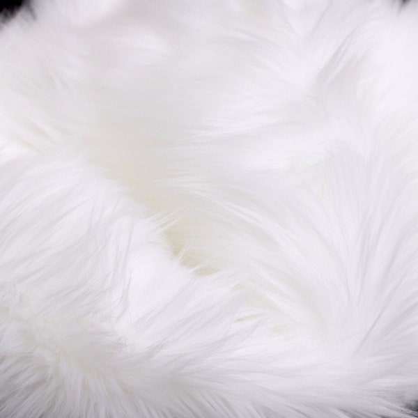 White Fur Fabric - Etsy