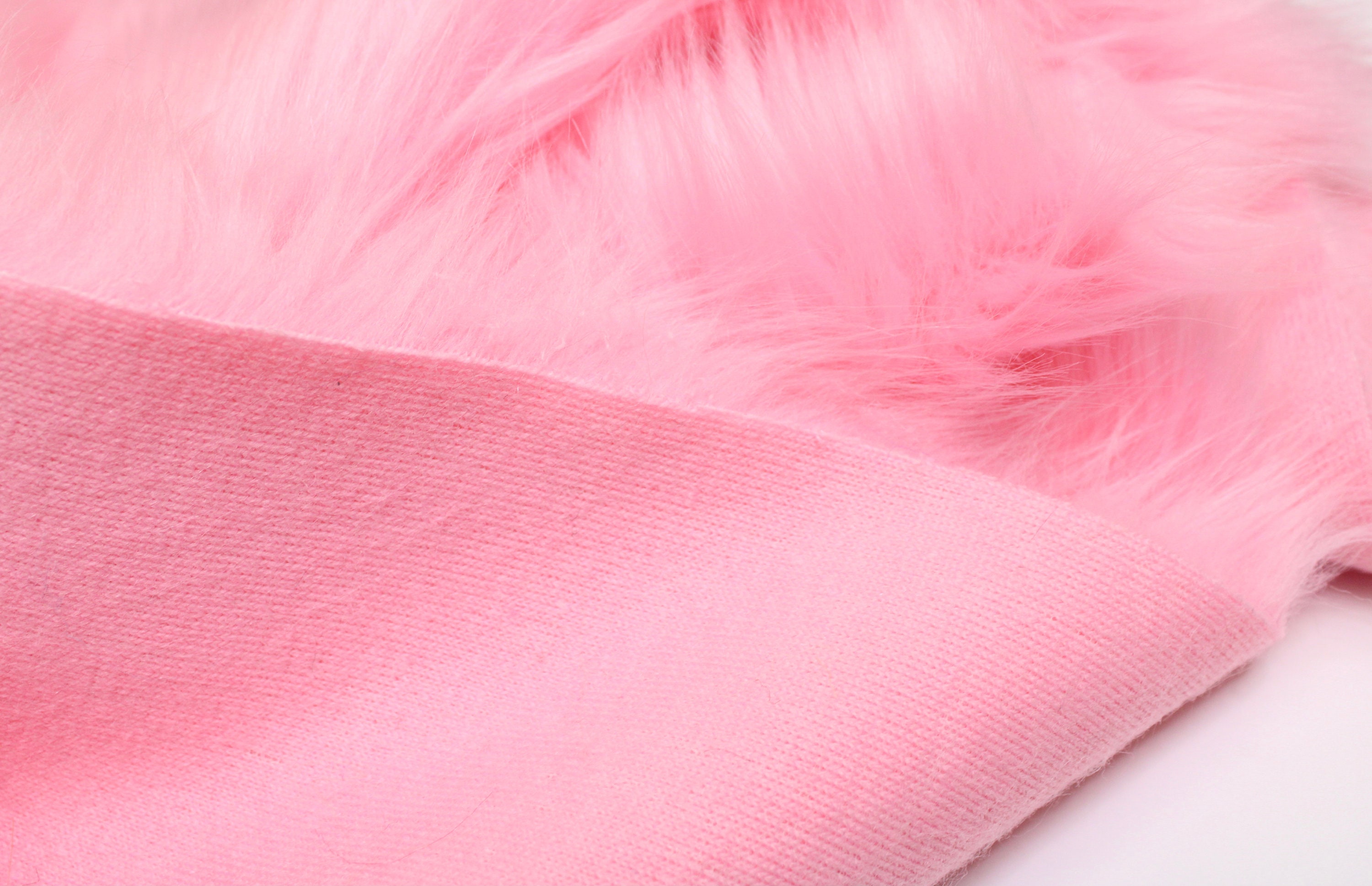BABY PINK Faux Fur by Trendy Luxe 2 Pile Faux Fur - Etsy