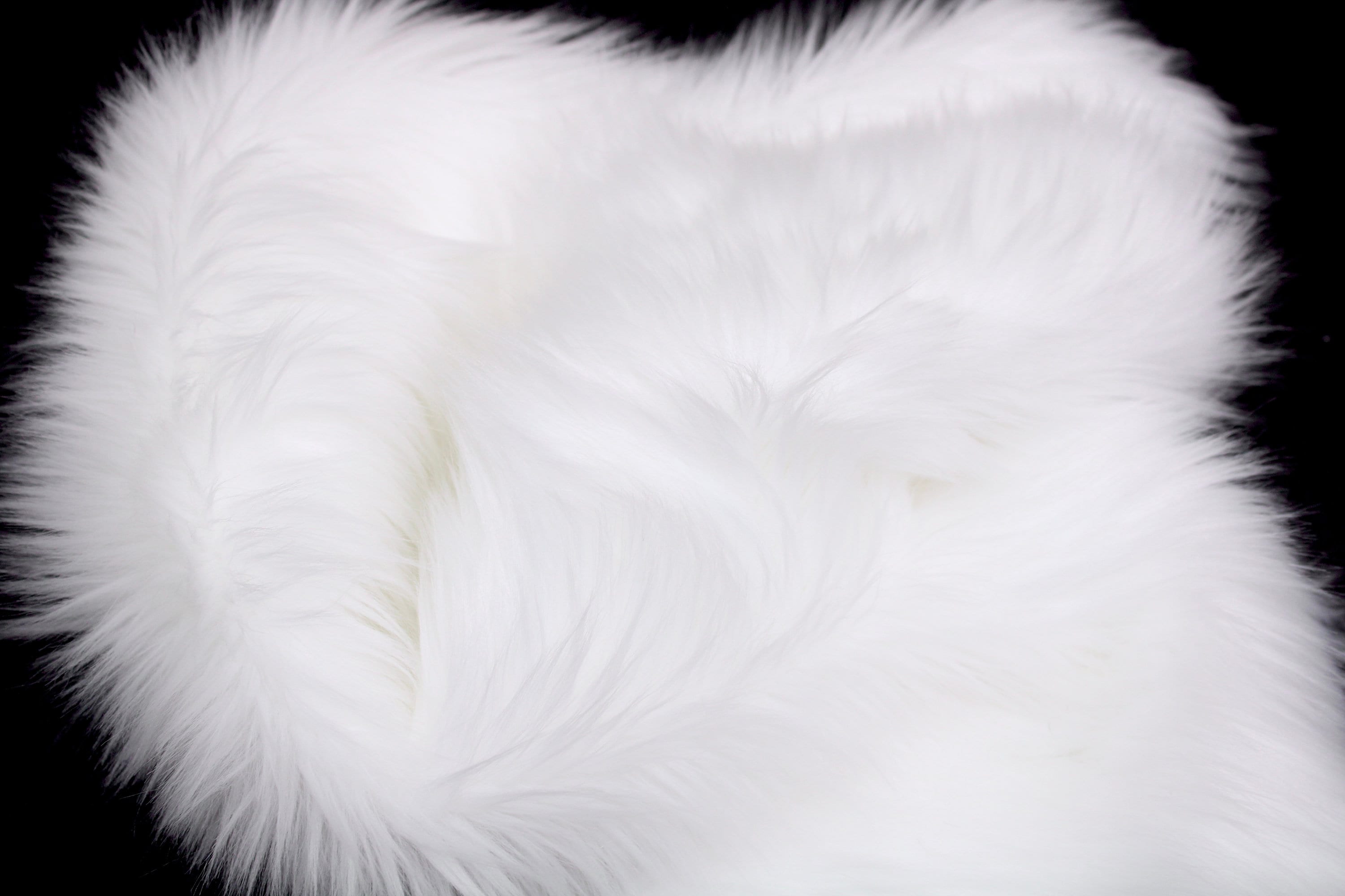 WHITE Faux Fur by Trendy Luxe 2 Long Pile Faux Fur - Etsy