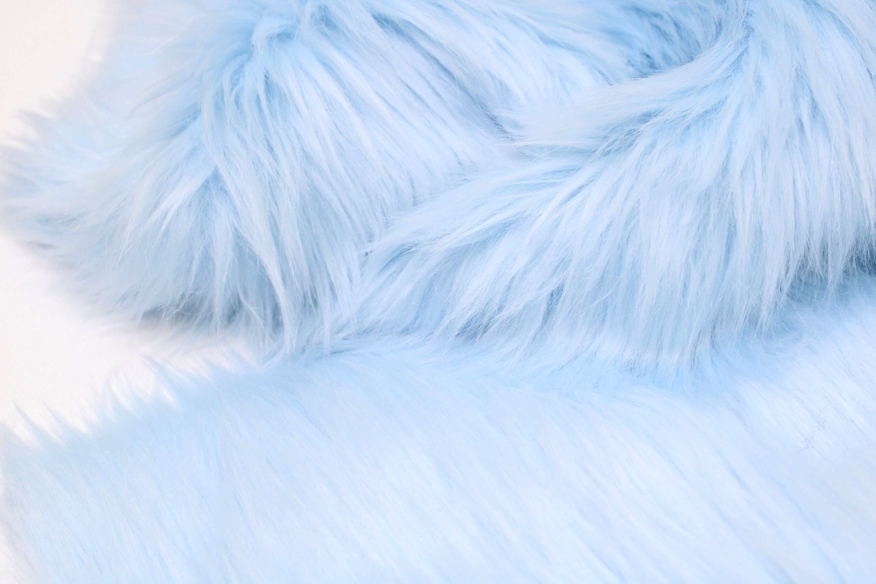 BABY BLUE Faux Fur by Trendy Luxe 2 Pile Faux Fur - Etsy
