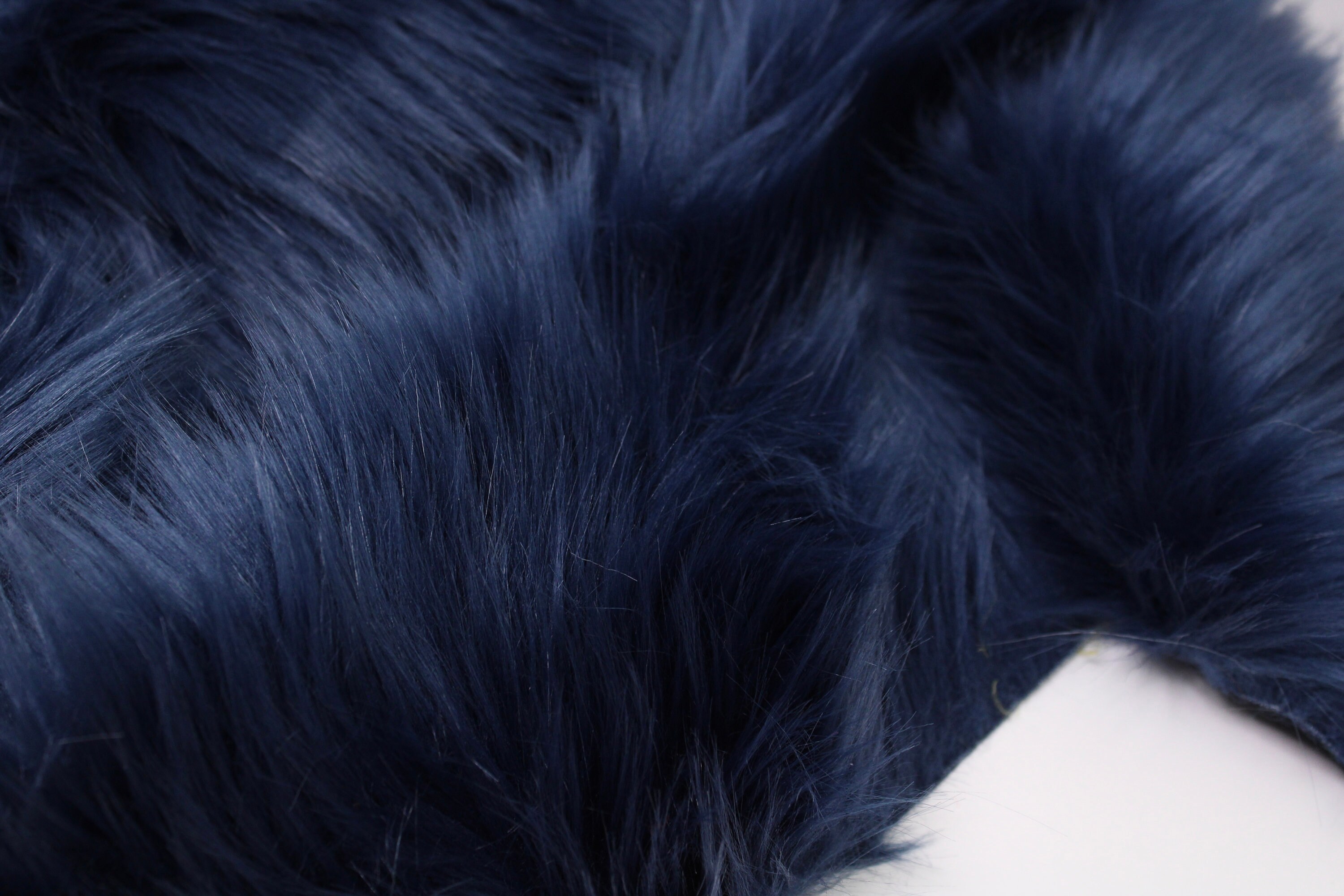NAVY BLUE Faux Fur by Trendy Luxe 2 Pile Faux Fur - Etsy Australia