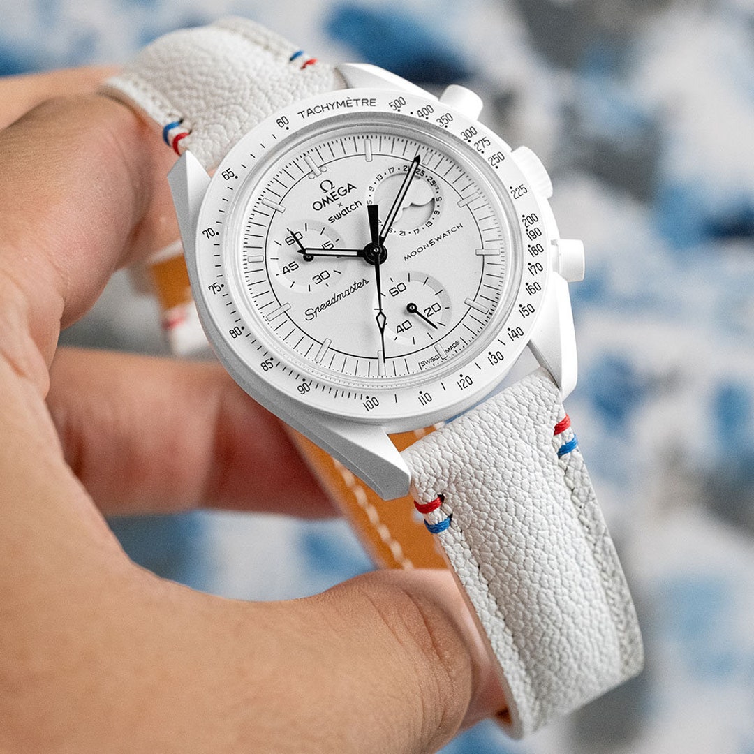 White Sully Strap for Moonswatch Snoopy Moonshine - Etsy