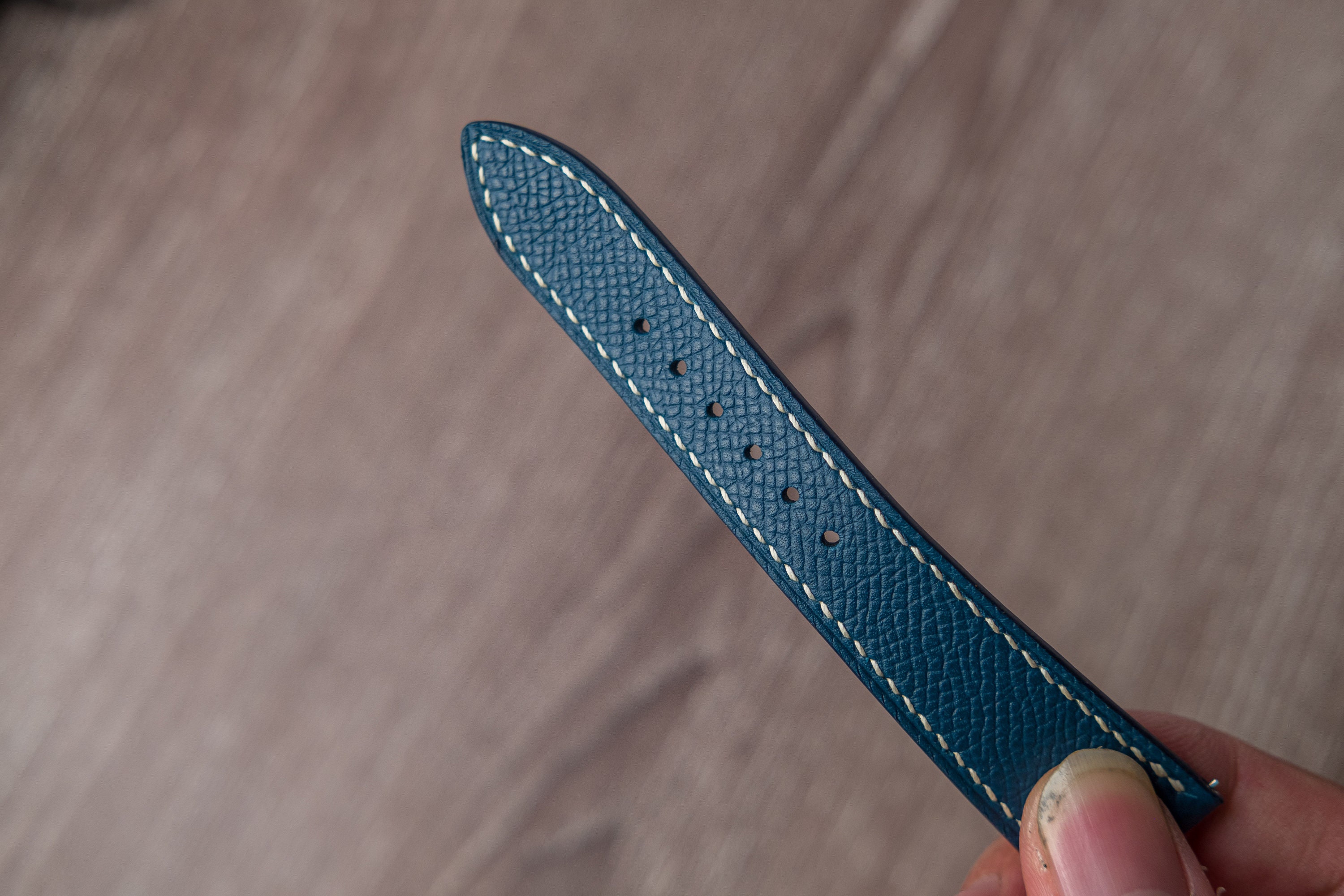 Parisian Blue Watch Strap Handmade Vintage Watch Strap for | Etsy