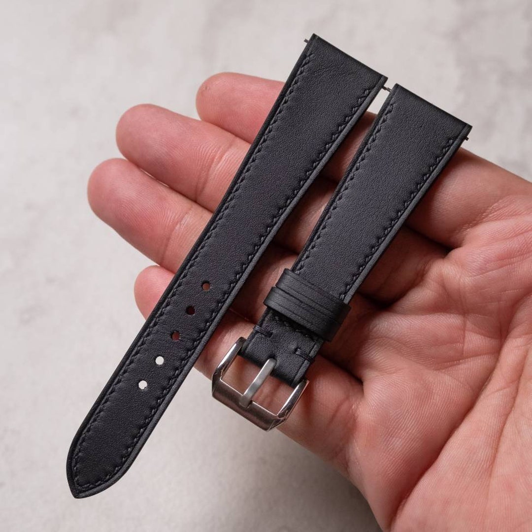 Black Zermatt Watch Strap ,handmade Vintage Watch Strap for Rolex ...