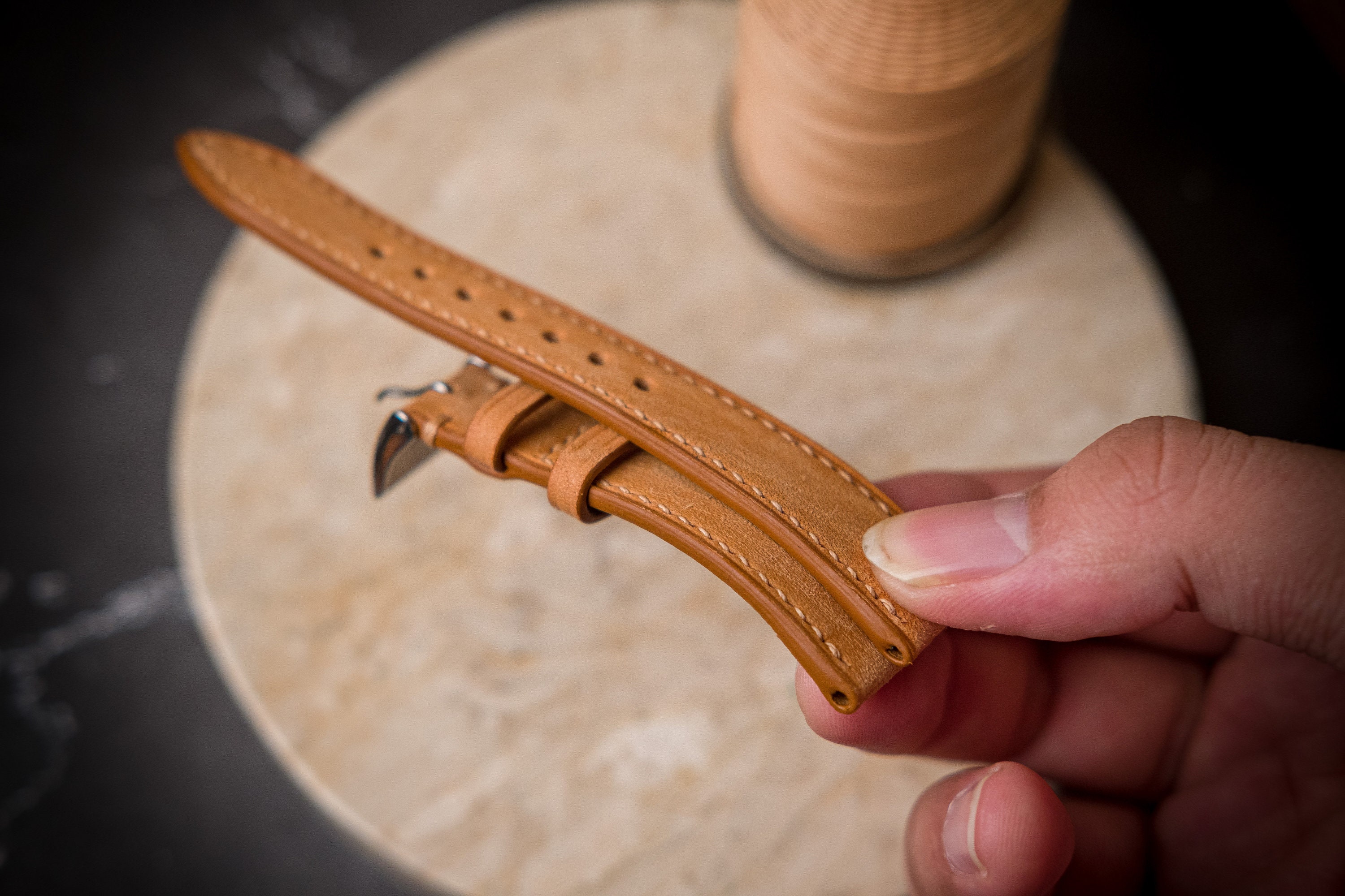 Natural brown watch strap handmade vintage watchband for | Etsy