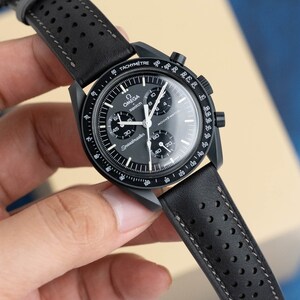 Black Swift Rally Strap for Moonswatch Mercury - Etsy