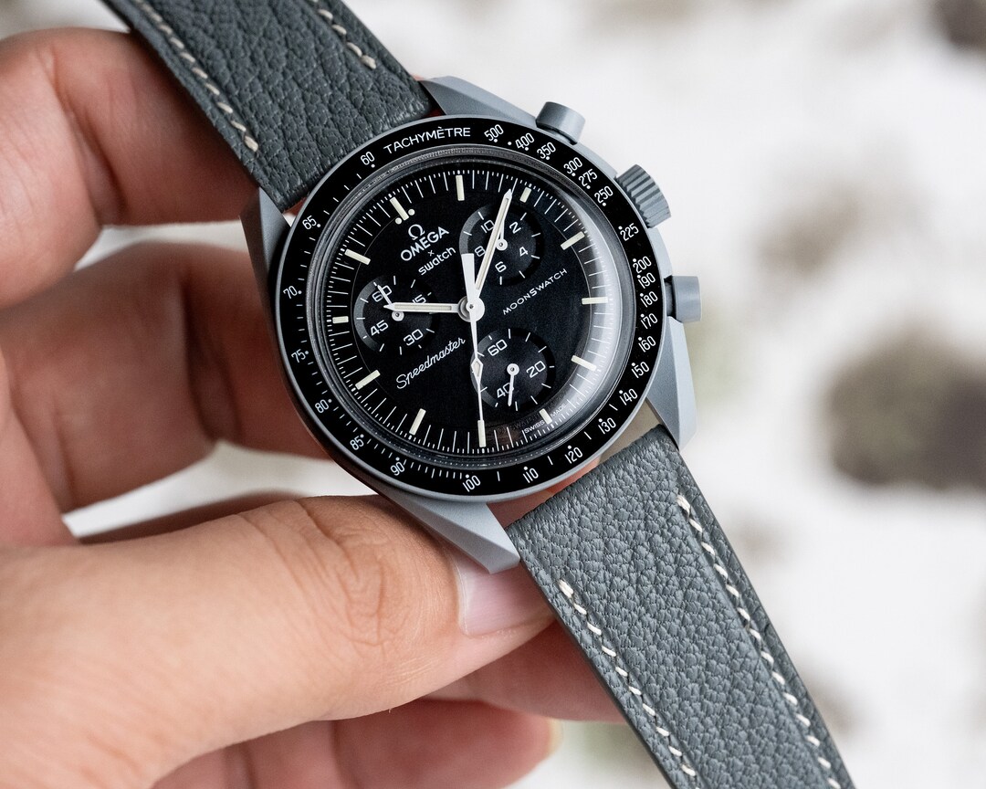 Grey Sully Strap for Moonswatch Moon - Etsy