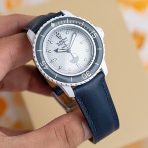 Navy Blue Swift for Blancpain X Swatch - Etsy