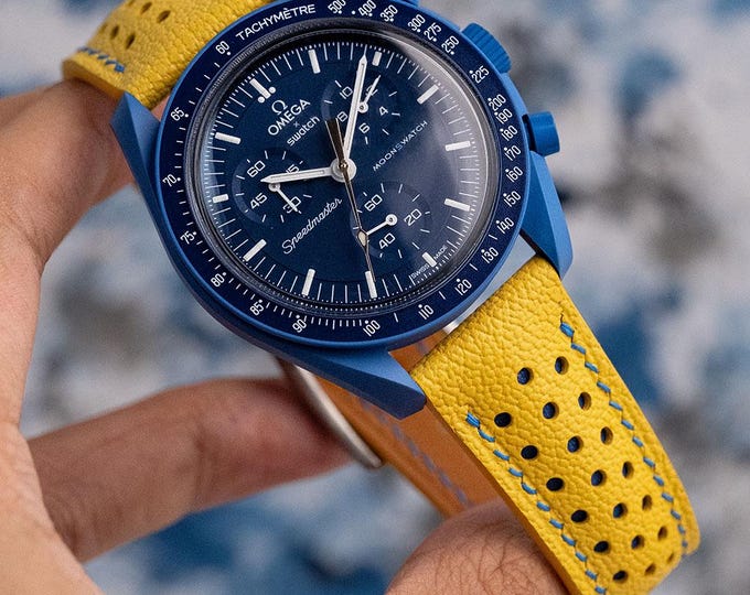 Moonswatch Strap High Quality Blue Nylon | Omega X Swatch & Moonwatch ...