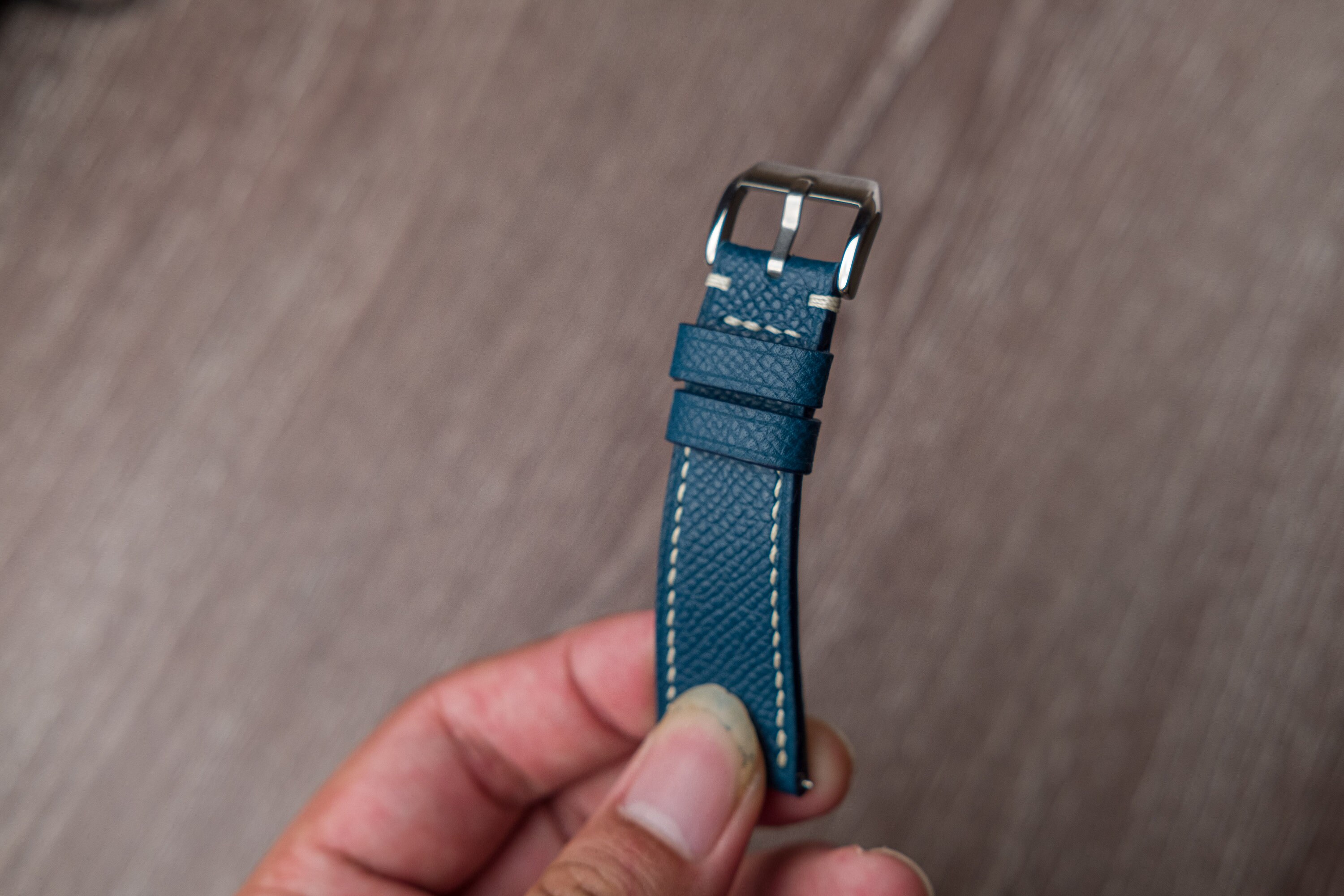 Parisian Blue Watch Strap Handmade Vintage Watch Strap for | Etsy