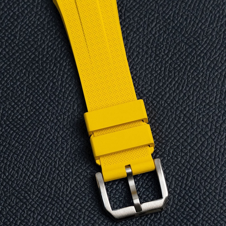 Yellow Rubber Strap for Citizen Tsuyosa - Etsy