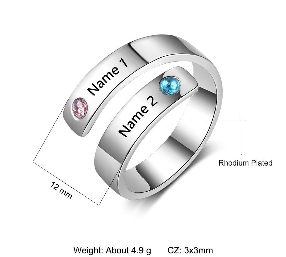 ID Stainless Steel Ring With Engraving as Desired One Size in - Etsy
