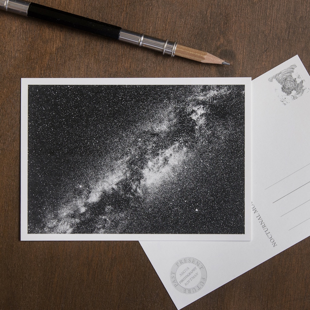 Space Postcard, Milky Way Galaxy, Astronomy Birthday Card, Mindful ...