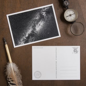 Space Postcard, Milky Way Galaxy, Astronomy Birthday Card, Mindful ...