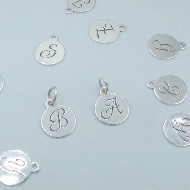 Initial Charm - Etsy