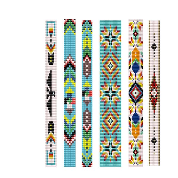Cherokee Beading Loom Patterns - Etsy