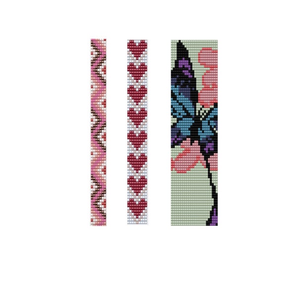Butterfly Bracelet Loom Patterns - Etsy