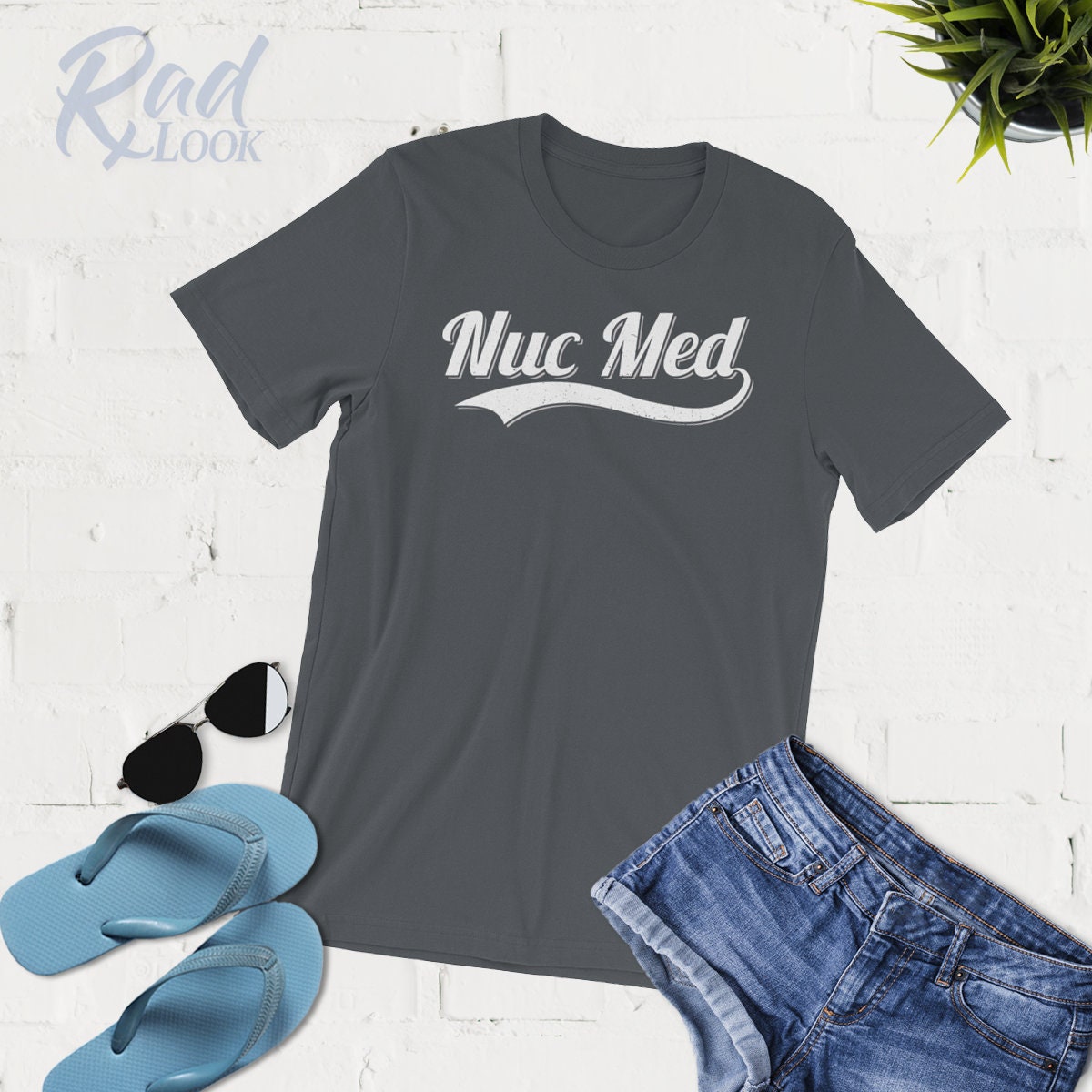 Nuc Med Tech Tshirt - Nuclear Medicine - Tank Top - Hoodie - Retro ...