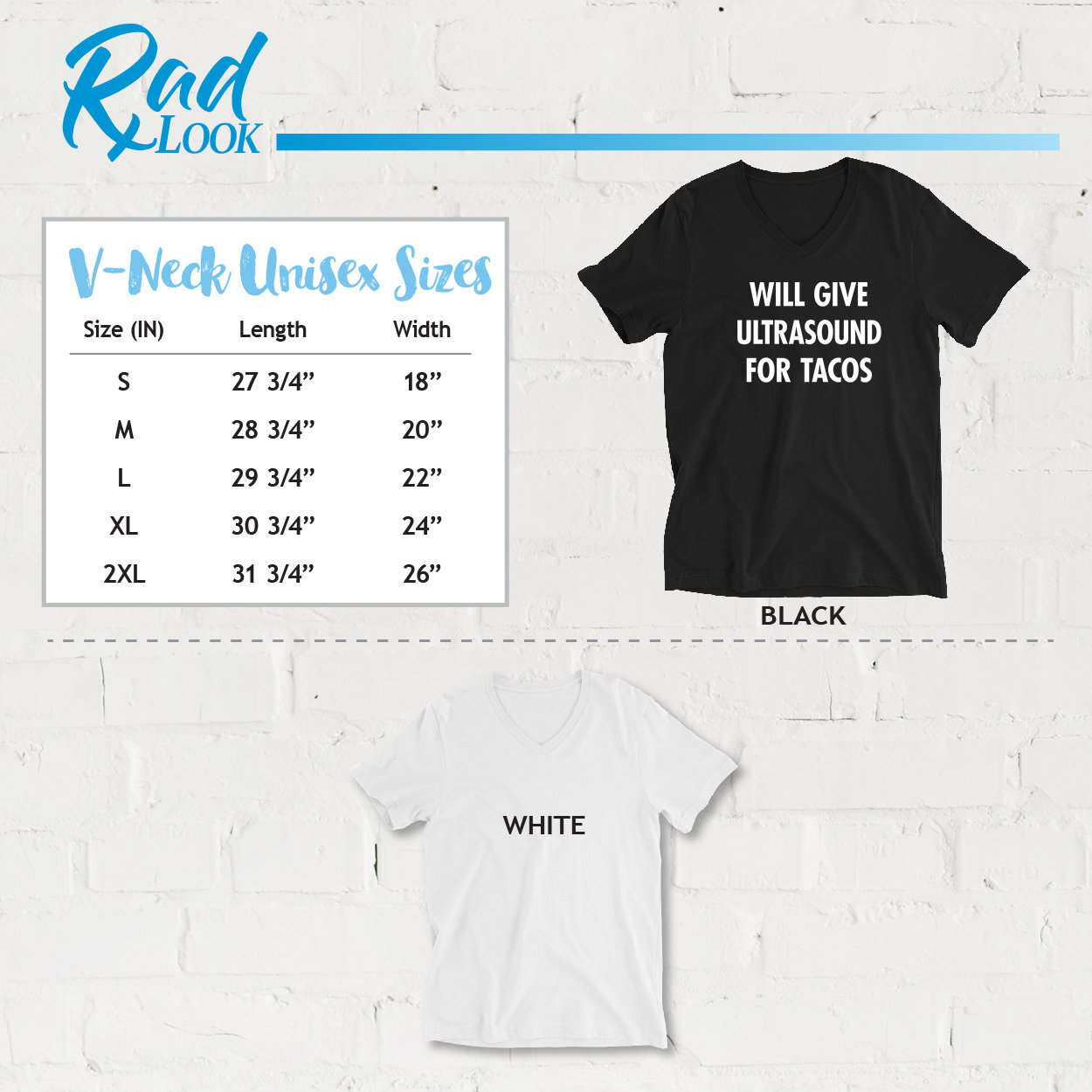 Will Give Ultrasound for Tacos - Radiology Shirt - Tank Top - Hoodie ...