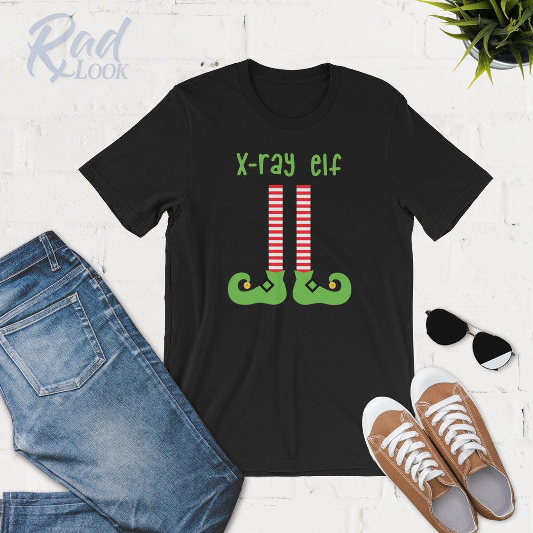 Radiology Shirt - Christmas - X-ray Elf - Radiography - X-ray Tech ...