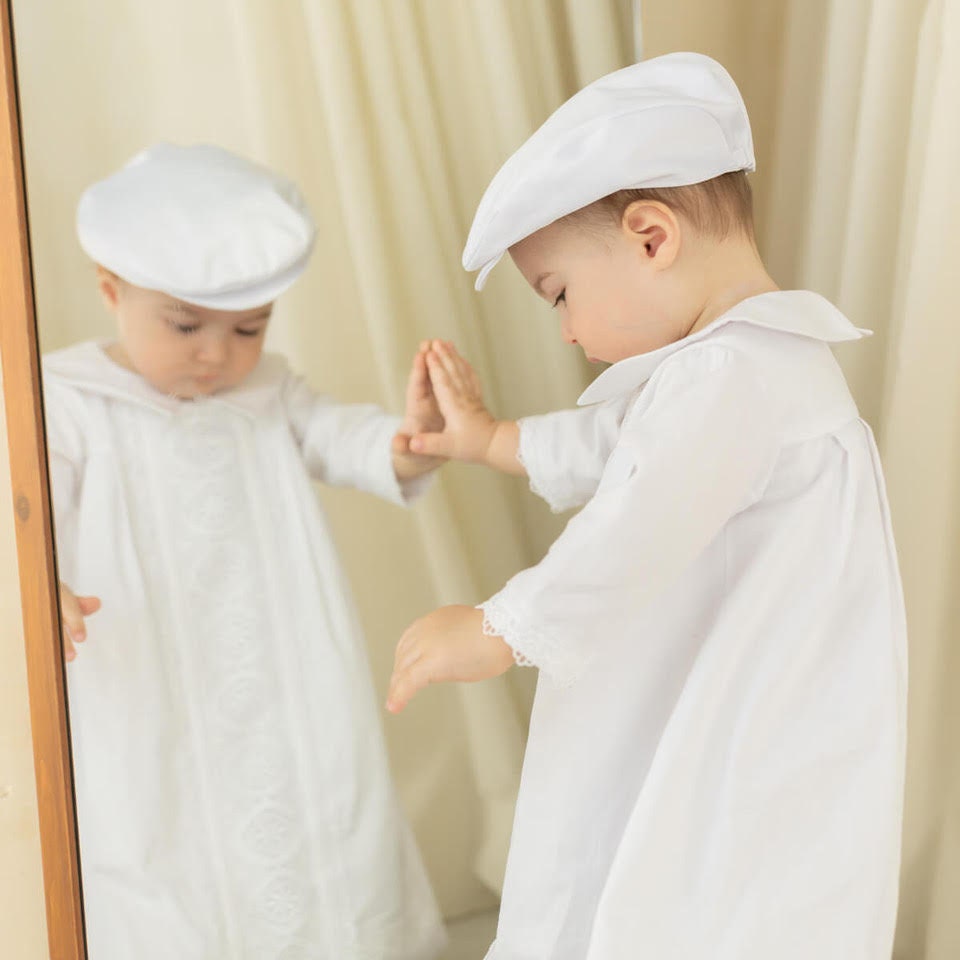 Christening & Baptism Gown for Baby Boy , Blessing Gown Boy, Heirloom ...