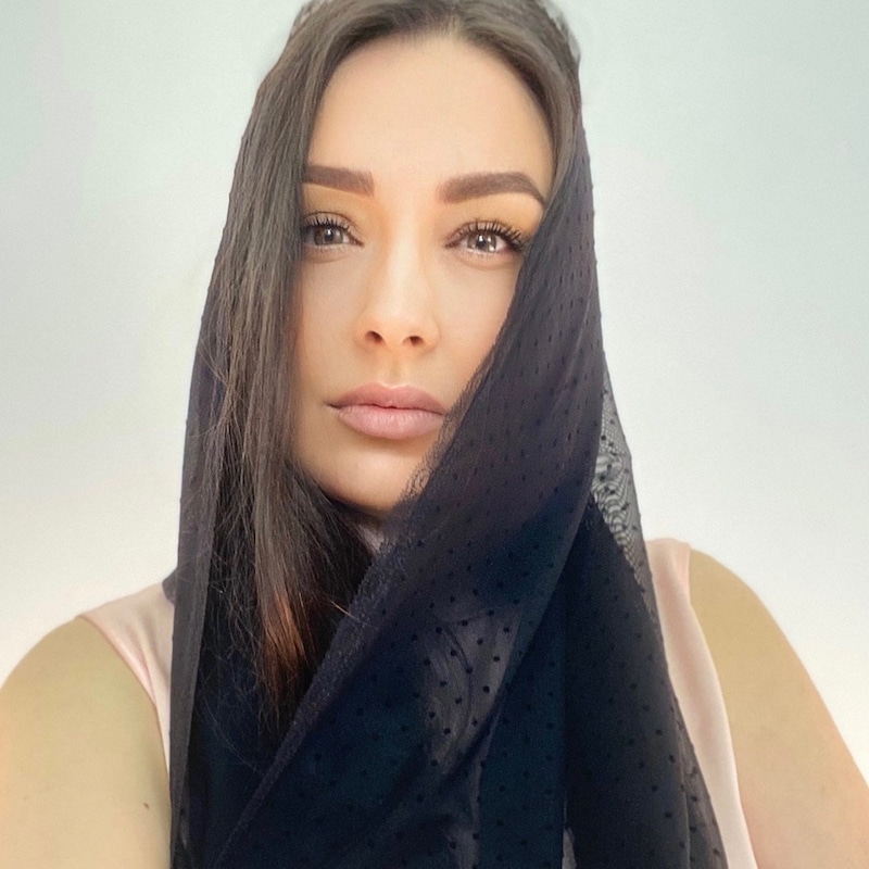 Black Head Scarf Funeral - Etsy