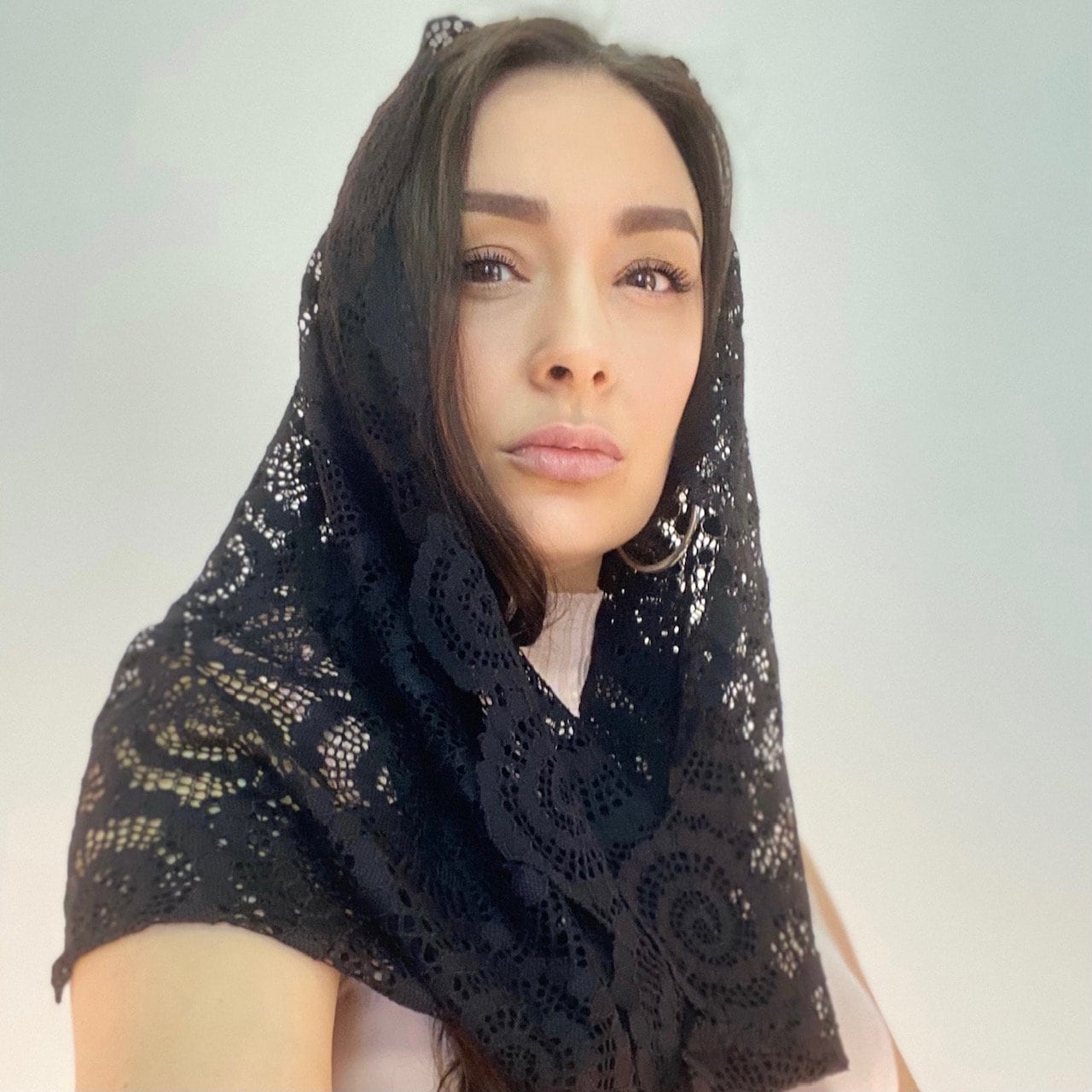 Black Mantilla Catholic Veil Black Lace Veil Church Veil - Etsy