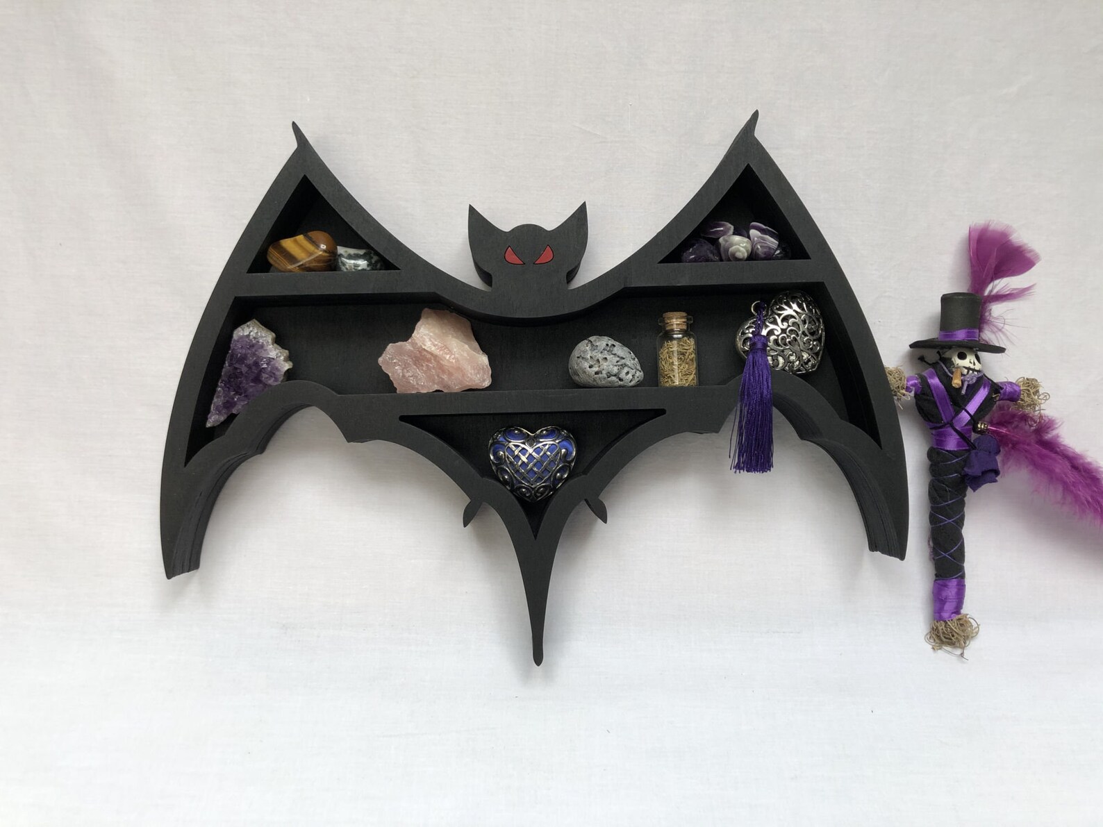 Bat Wall Mount Display Shelf - Etsy