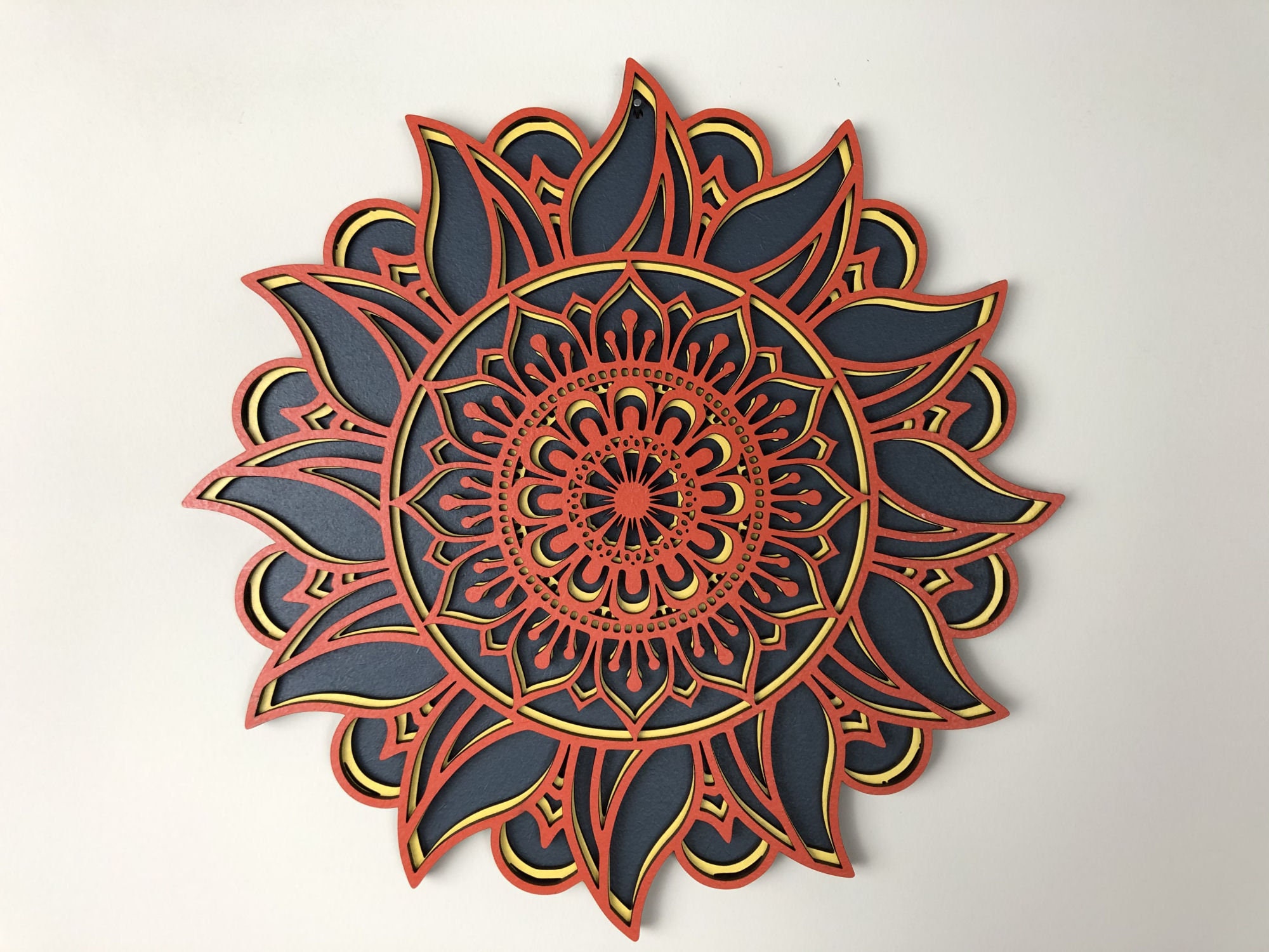 Mandala Multi Layered Wall Art | Etsy