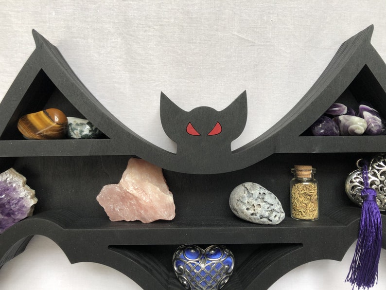 Bat Wall Mount Display Shelf - Etsy
