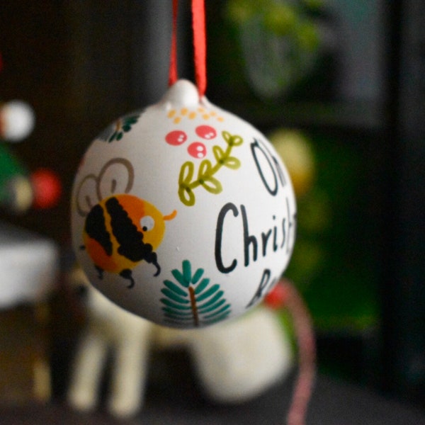 Bee Ornament - Etsy UK
