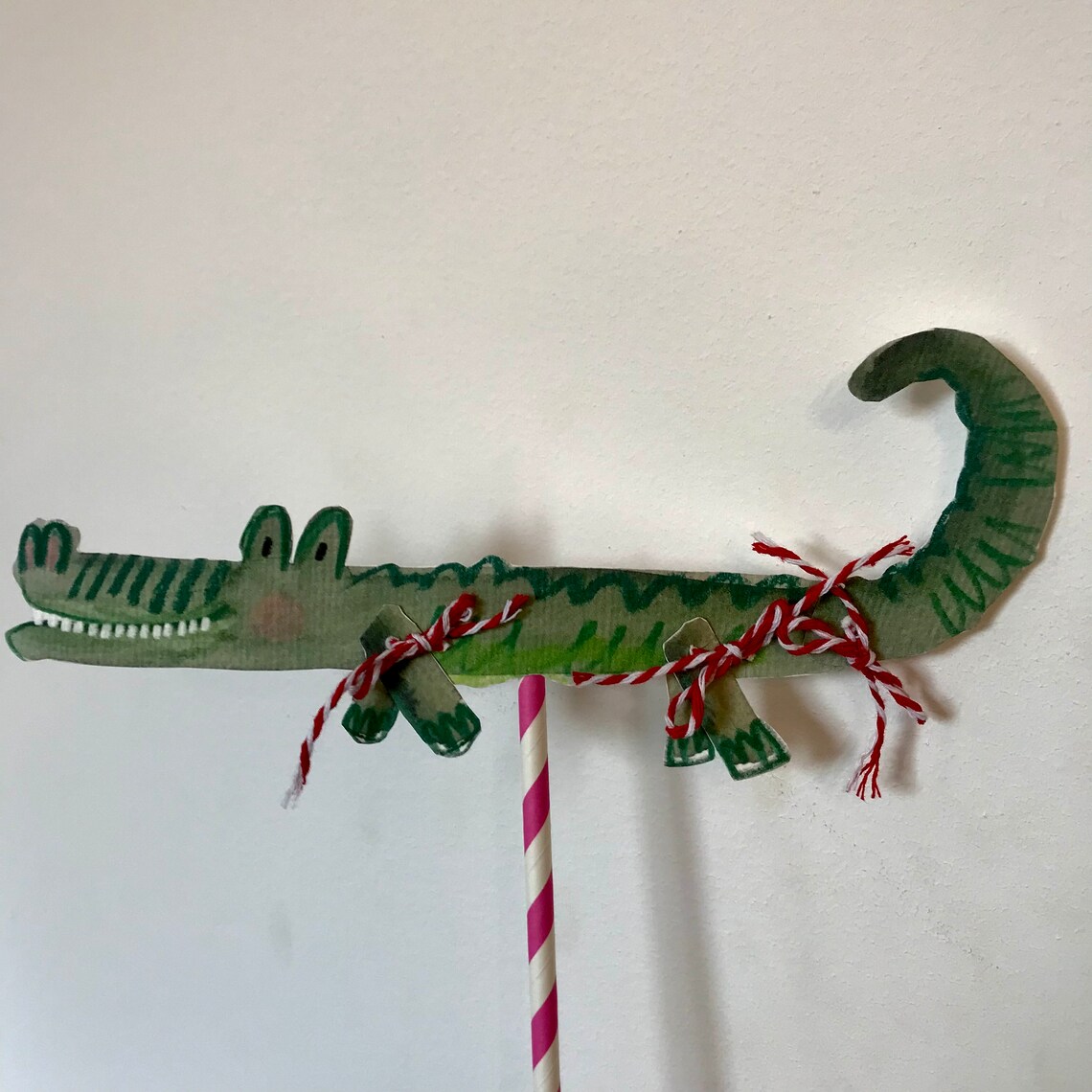 Crocodile Paper Puppet Animal Paper Doll - Etsy UK