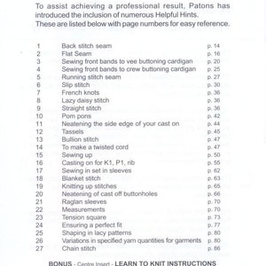 Patons 5000 A Complete Wardrobe of Handknits for Baby - Etsy