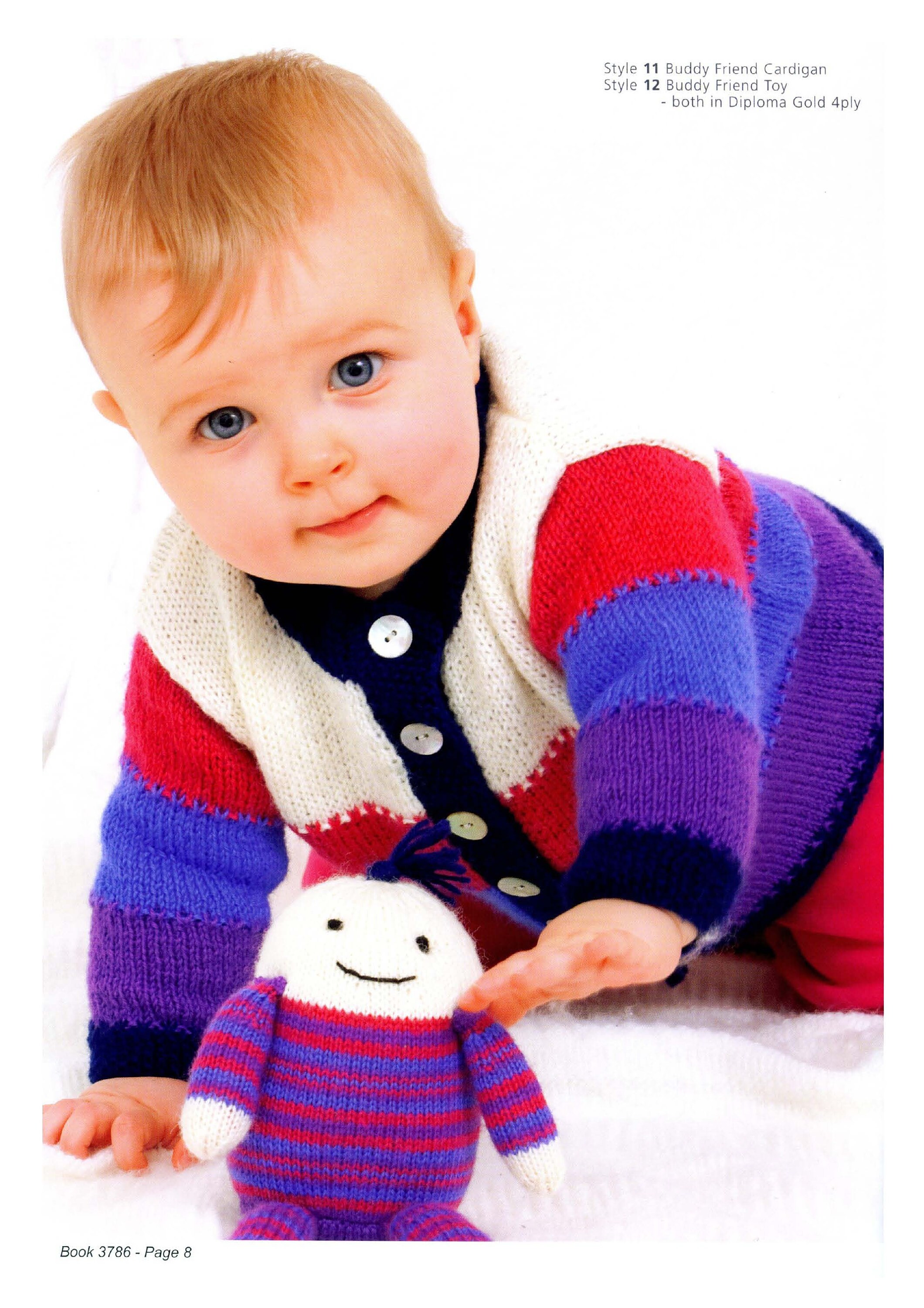 Patons 3786 Baby Sweaters With Matching Toys - Etsy